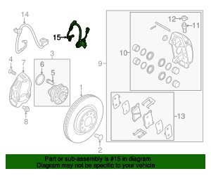 2015 Hyundai Genesis ABS Sensor 59810-B1150 | Hyundai Wholesale Direct