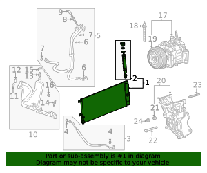 2020-2022 GM Air Conditioning Condenser 84650606 | QuirkParts