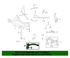 2010-2015 Jaguar Suspension Control Arm C2P17092 | AutoNationParts.com