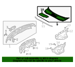 4K1-819-401-9B9 - Cowl Cover 2019-2025 Audi | Audi OEM Parts