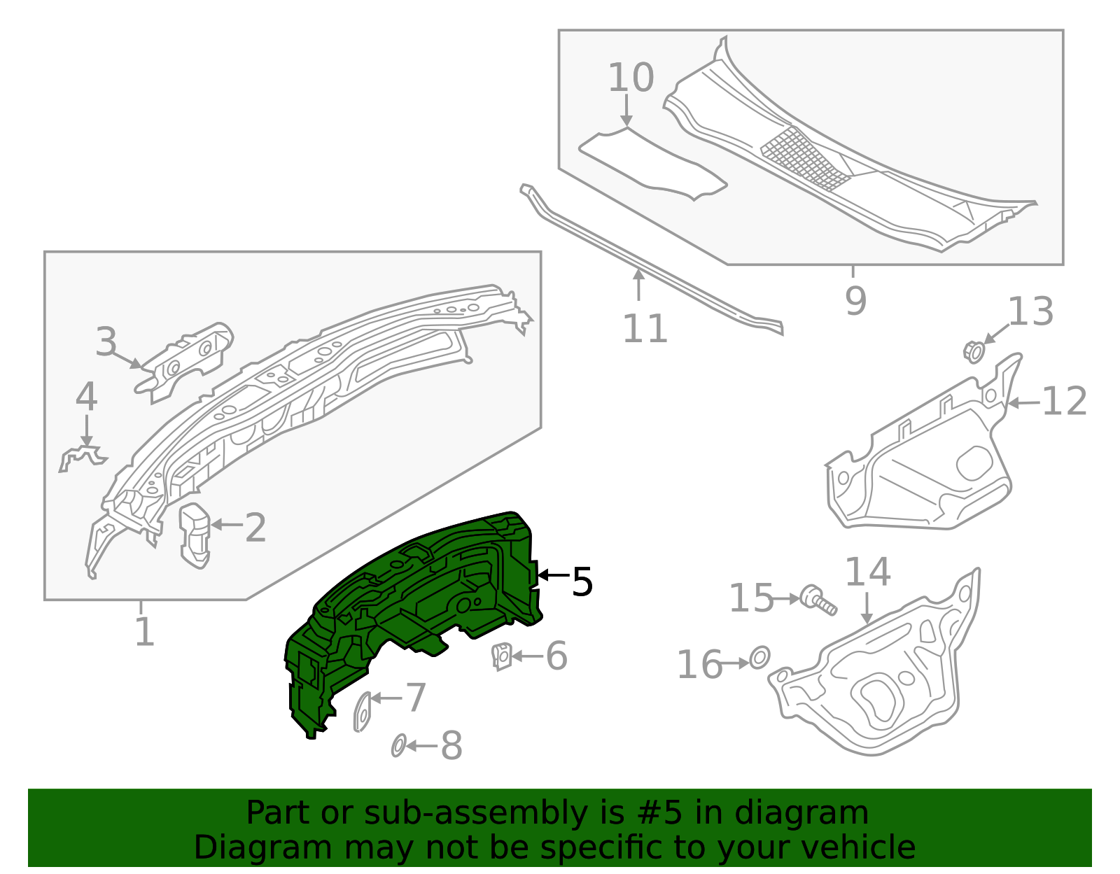 4K1-863-947-J - High-Quality Sound Absorber for 2019-2025 Audi ...