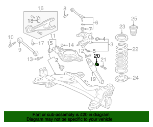 52622-S0X-A01 - Shock Bushing 1999-2004 Honda Odyssey | Honda Parts Online
