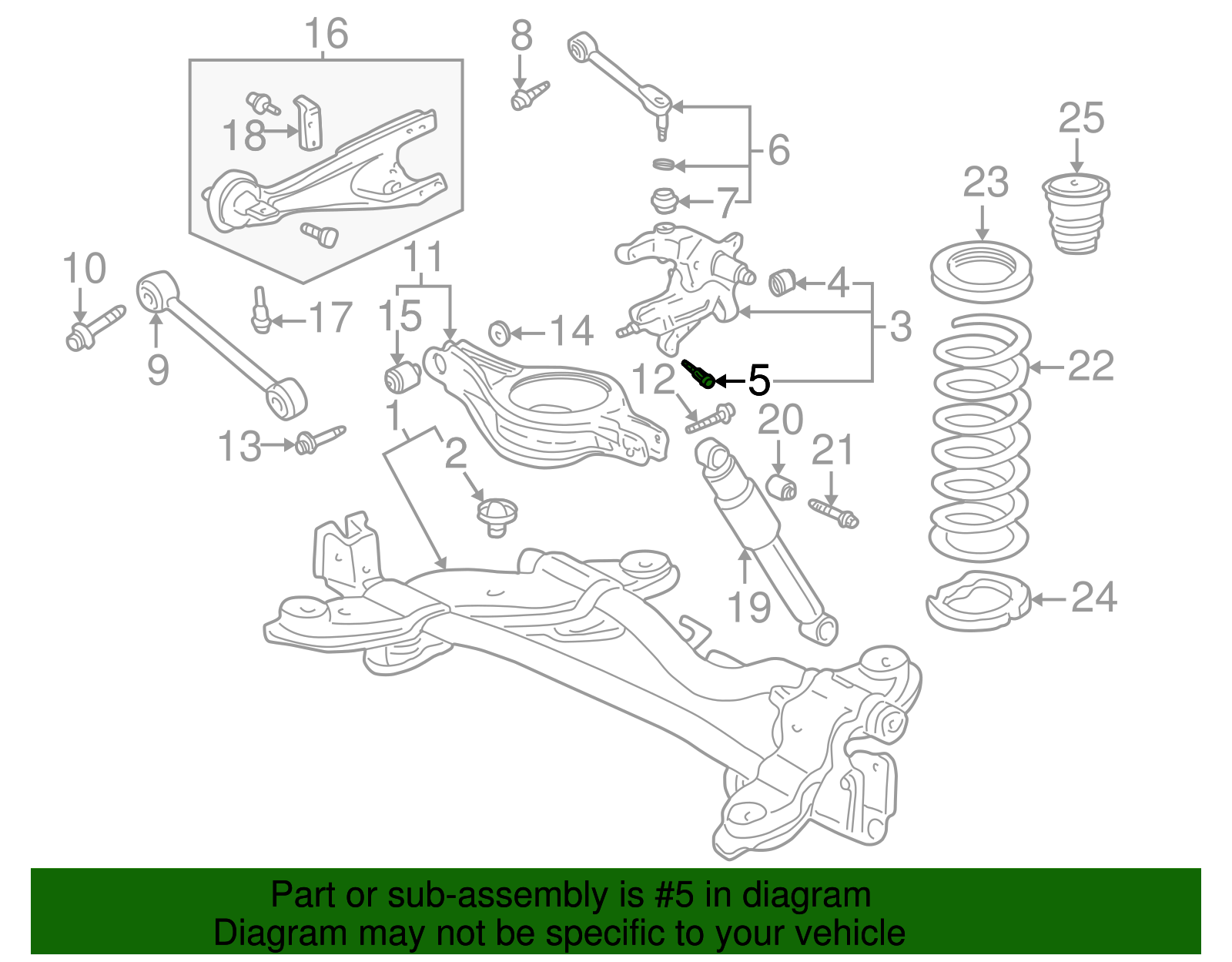 90184-S0X-A00 - Knuckle Bolt 1999-2008 Honda | Honda Parts Online
