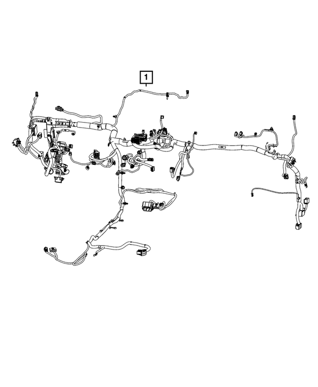 2024 Ram 1500 Classic Instrument Panel Wiring 68573108AB | Mopar eStore