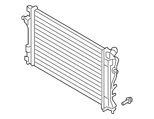2018-2020 Hyundai Elantra GT Radiator Assembly 25310-F2100 | QuirkParts