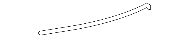 2020-2023 Toyota Highlander Drip Molding 75554-0E070 | Toyota Parts Center