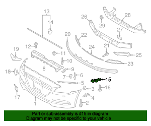 86514-B1000 - Side Retainer 2015-2017 Hyundai | AutoNationParts.com