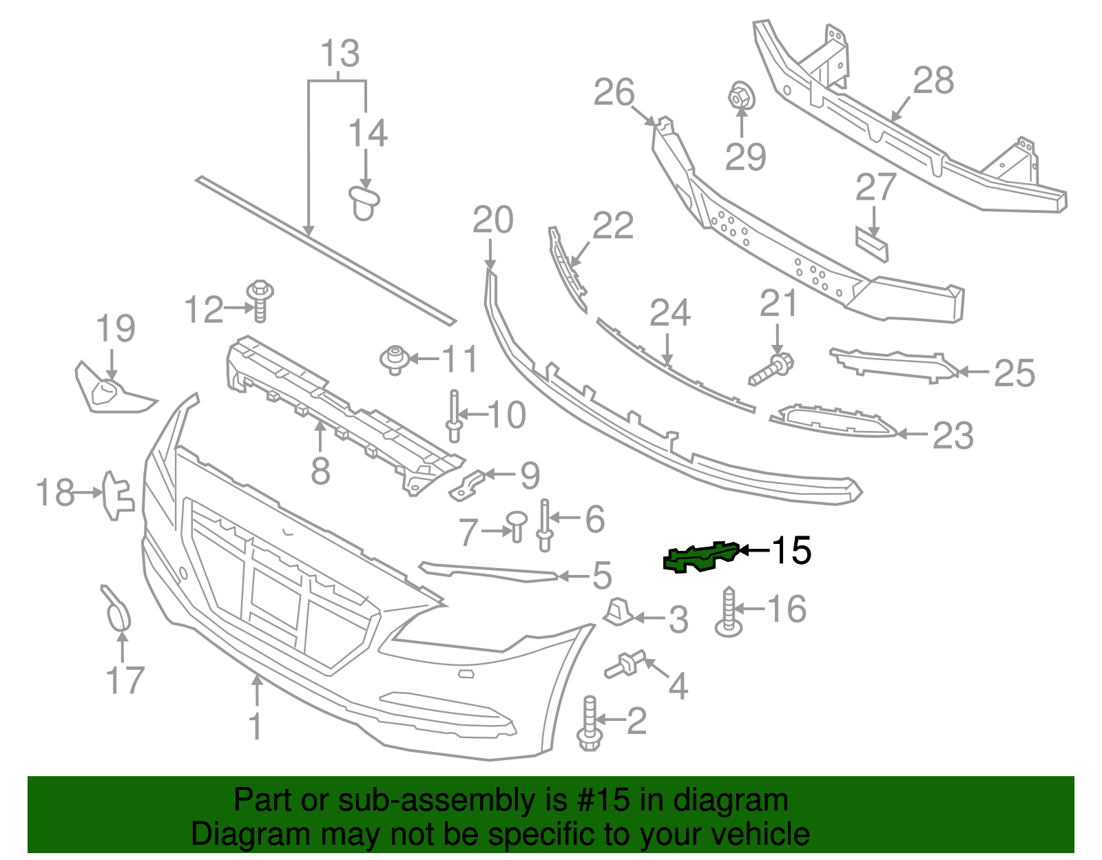 86513-B1000 - 2015-2017 Hyundai - Side Retainer | Conicelli Hyundai