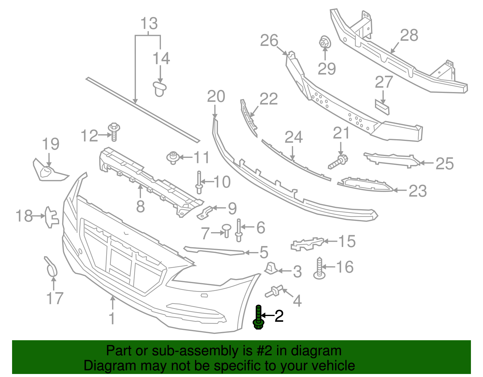 2015-2025 Hyundai Side Bracket Retainer Screw 12441-05207-K | OEM Parts ...