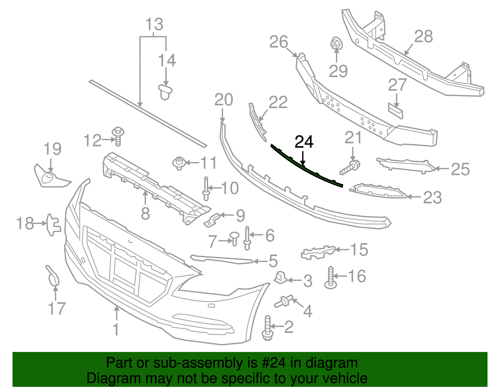 2018-2019 Genesis G80 Trim Molding 86565-B1500-PCR | Parts Genesis of Cary
