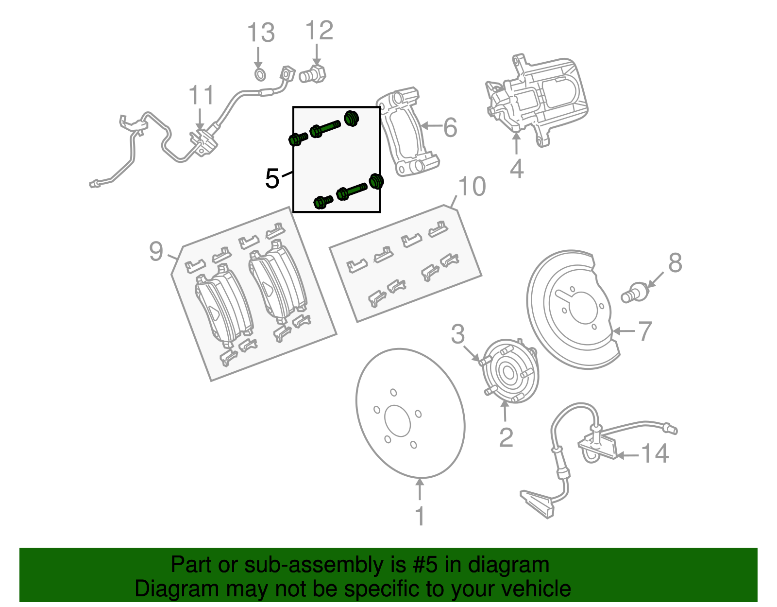 2007-2018 Mopar Caliper Pin 68003777AA | Mopar Parts Canada