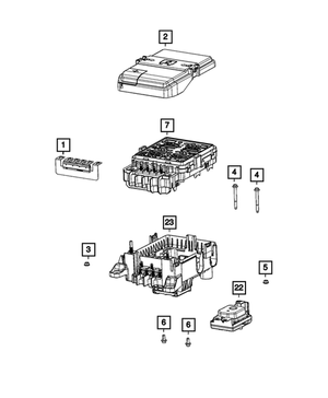 2021-2025 Mopar Dual Battery Switch Module 68477805AD | Mopar eStore