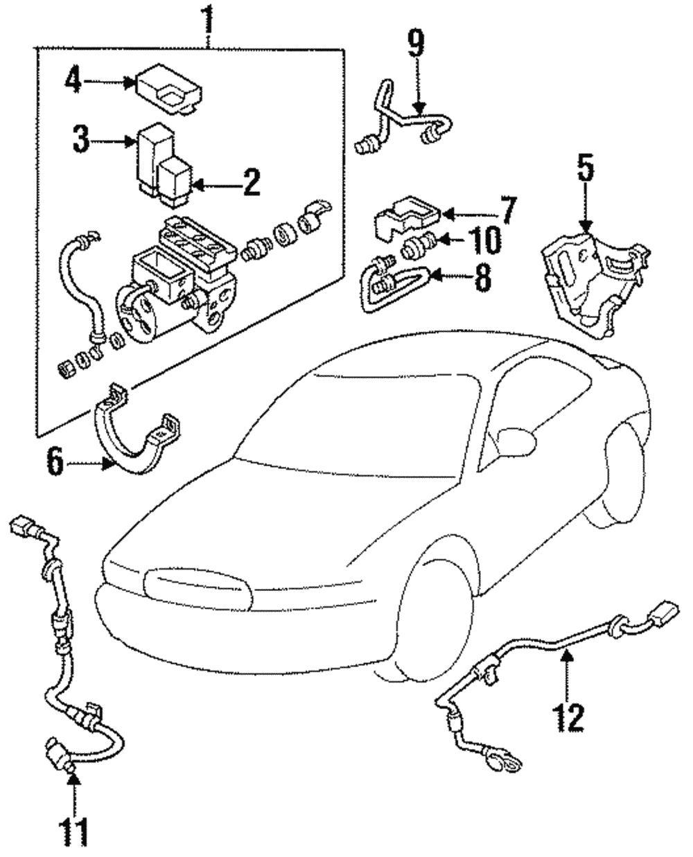 Mazda Parts For 1992-1995 Mazda 929 Speed Sensor HG31-43-73X ...