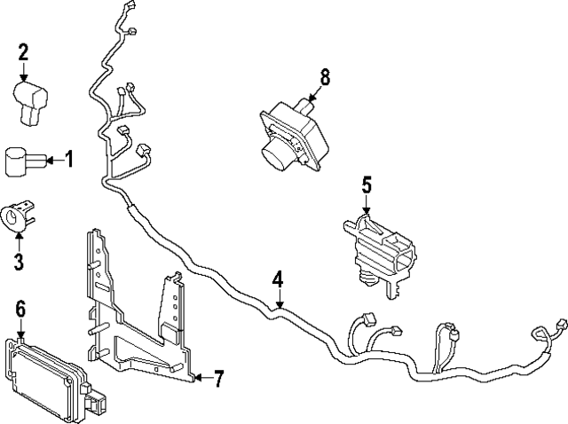 2023-2024 Ford Escape Wire Harness PZ1Z-15K867-A | OEM Parts Online