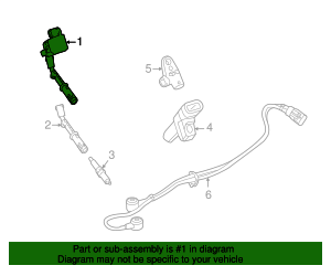 Genuine OEM Coil | 276-906-04-01 | Fits Select 2011-2020 Mercedes-Benz ...