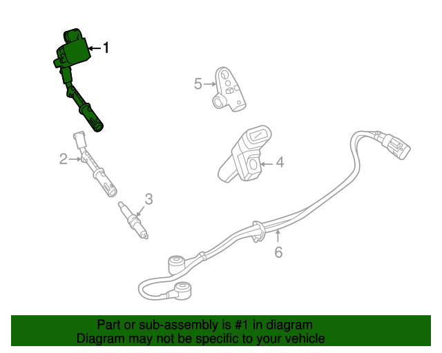 2769060401 - Coil 2011-2020 Mercedes-Benz | AutoNationParts.com