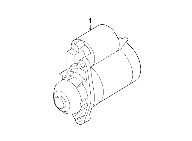 28100-21022 - Starter - 2010-2012 Toyota Yaris | OEM Genuine Toyota Parts