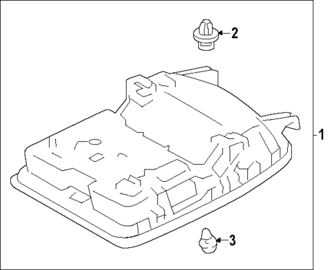 Overhead Console for 2025 Toyota Camry | Toyota Parts Center
