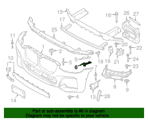51117399984 - 2018-2024 BMW Insert (51-11-7-399-984) | BMW of South ...