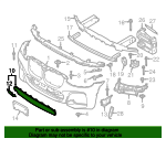 51118092755 - 2018-2021 BMW Lower Trim Panel (51-11-8-092-755) | BMW of ...