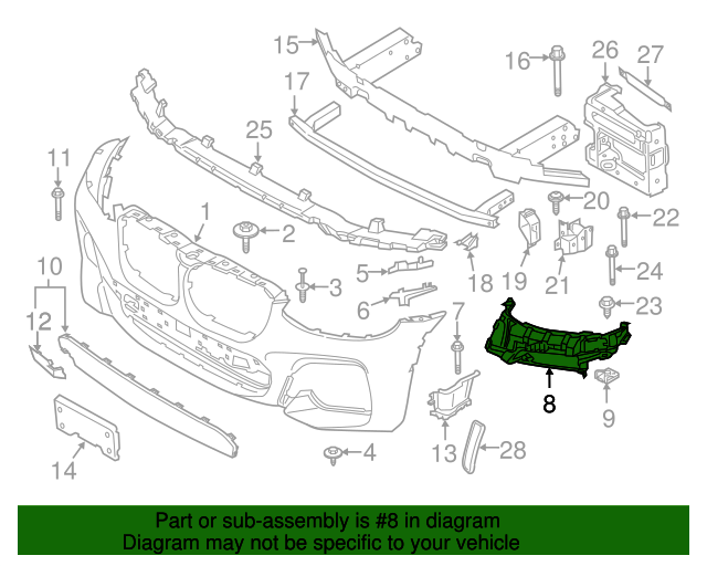 51118064595 - 2018-2021 BMW Mount Bracket (51-11-8-064-595) | BMW of ...