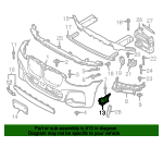 51118065149 - 2018-2021 BMW Duct (51-11-8-065-149) | BMW of South ...