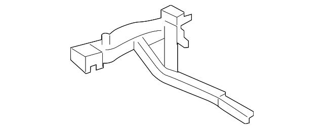 212-885-27-14 - Bumper Cover Lower Bracket 2011-2013 Mercedes-Benz ...