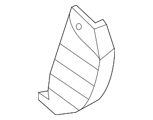 212-885-08-65 - Bumper Cover Support Rail 2011-2013 Mercedes-Benz ...