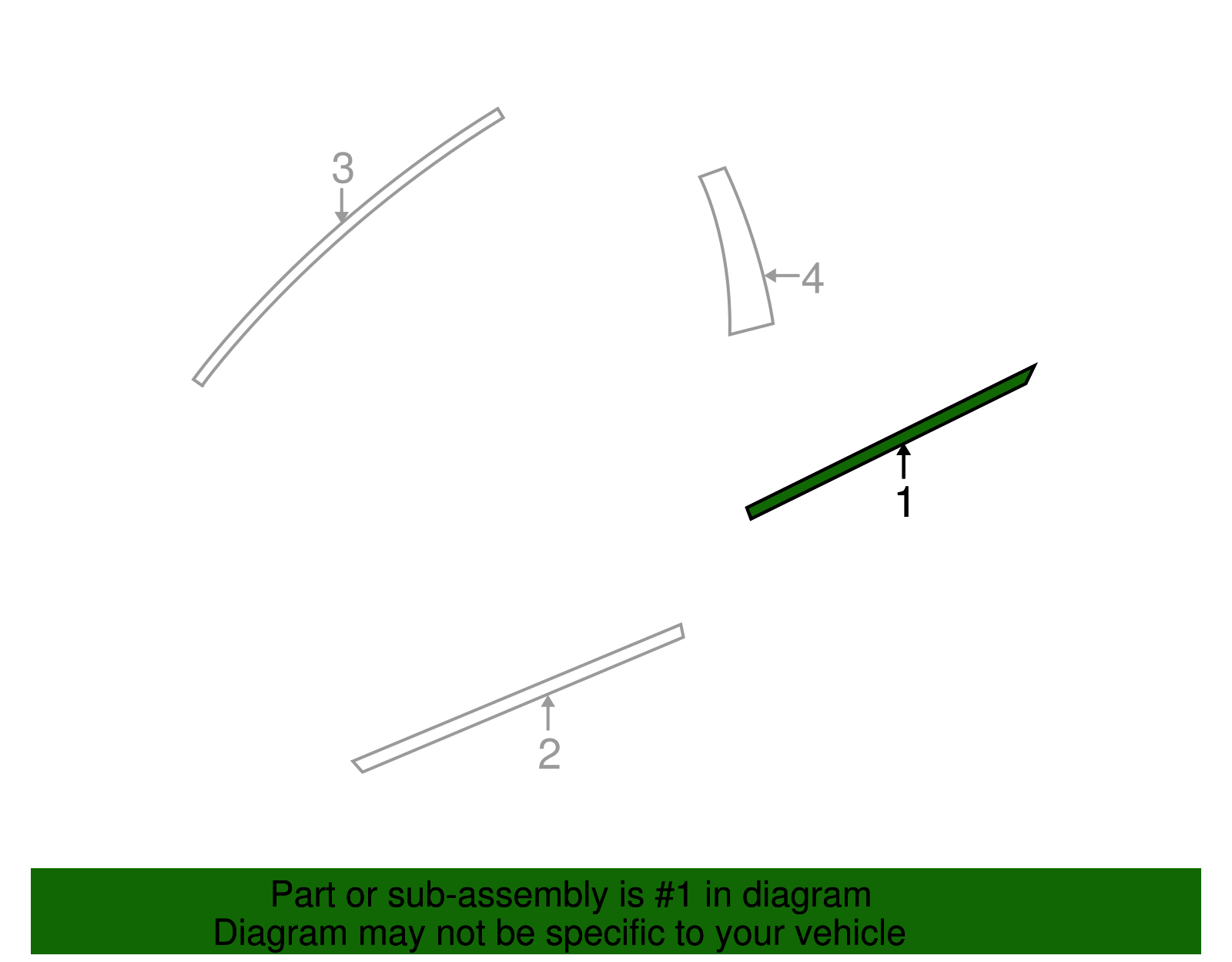 2009-2014 Nissan Murano Belt Molding 80821-1AA0A | Nissan Parts Central