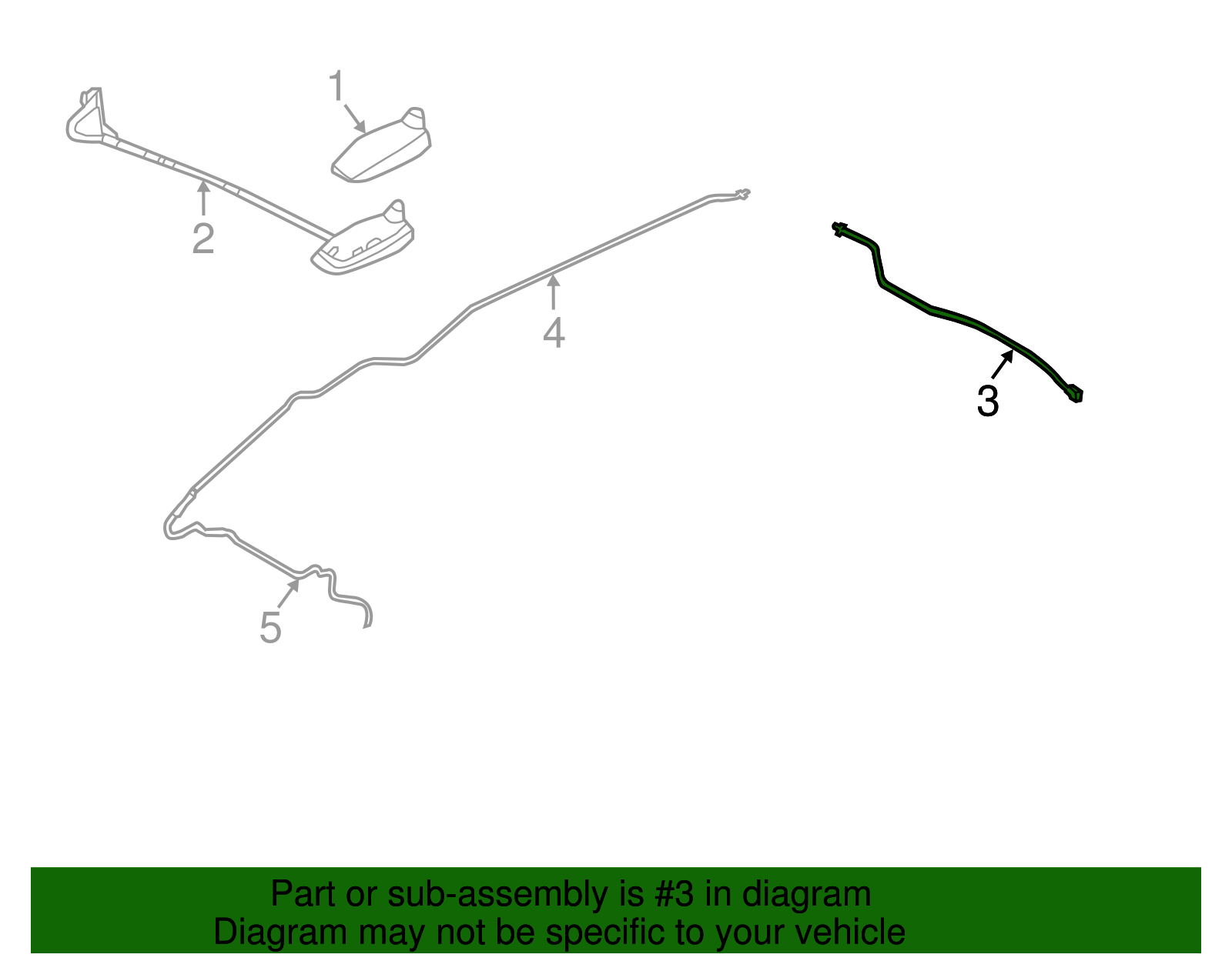 28243-5AA1A - 2015-2024 Nissan Murano - Antenna Cable | Anicra Nissan Parts