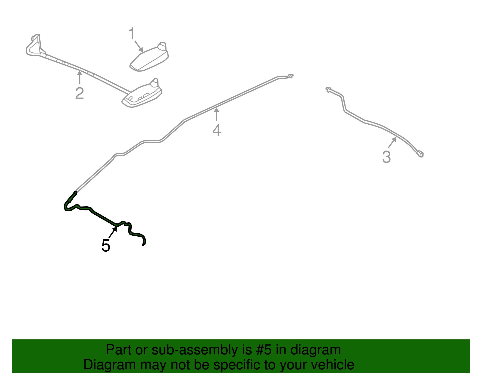 28241-5AA0C - High-Quality Antenna Cable for 2015-2018 Nissan Murano ...