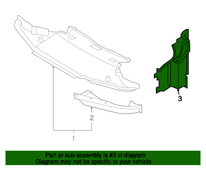 51747898210 - 2006-2010 BMW M6 Cooling Duct (51-74-7-898-210) | BMW of ...