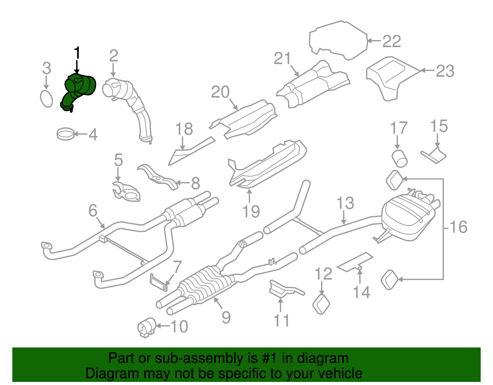 18327645232 - 2011-2017 BMW Catalytic Converter (18-32-7-645-232) | BMW ...