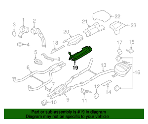 2009-2015 BMW Heat insulation front left 51-48-7-185-201 ...