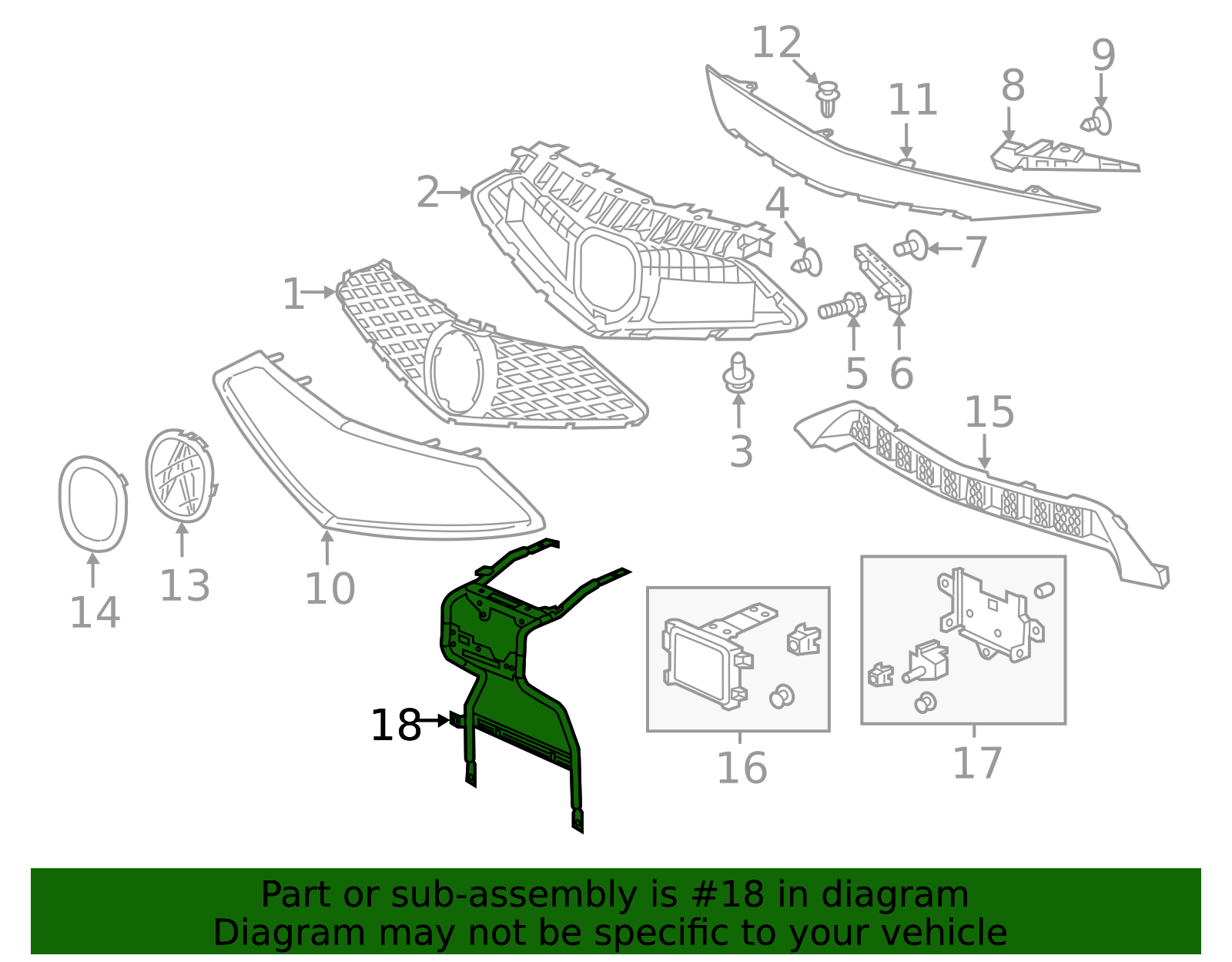 2019-2022 Acura ILX Distance Sensor Bracket 36801-TX6-A03 | Acura ...