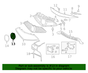 Genuine OEM Acura - Emblem Part# 71125-T3R-A01 | Acura Parts For Less