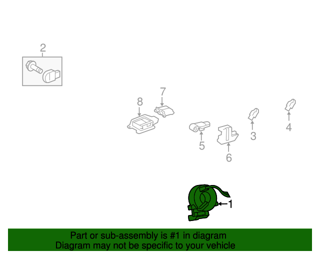 2006-2013 Toyota Clock Spring 84306-22010 | OEM Parts Online