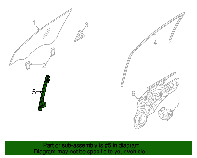 2011-2016 Kia Sportage Lower Channel 82560-3W000 | QuirkParts