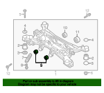 53912-2E200 - Suspension Cross-Member Front Bushing 2005-2022 Kia | Kia ...