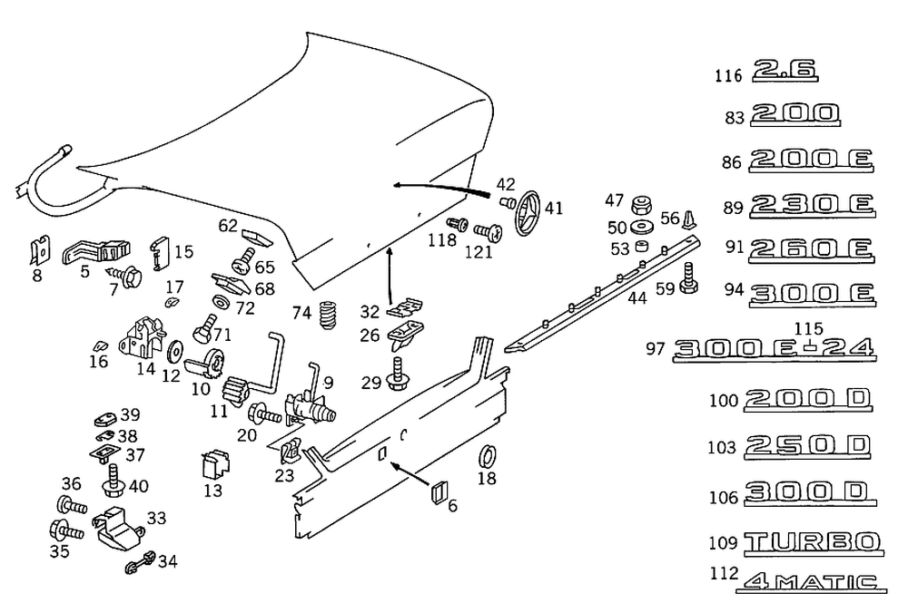 124-758-01-44 - End Stop 1958-1993 Mercedes-Benz | Mercedes-Benz USA Parts