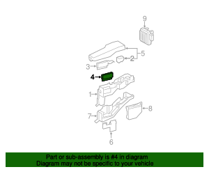 2005-2012 Toyota Avalon Relay Box 82620-07070 | Toyota Parts Delivered