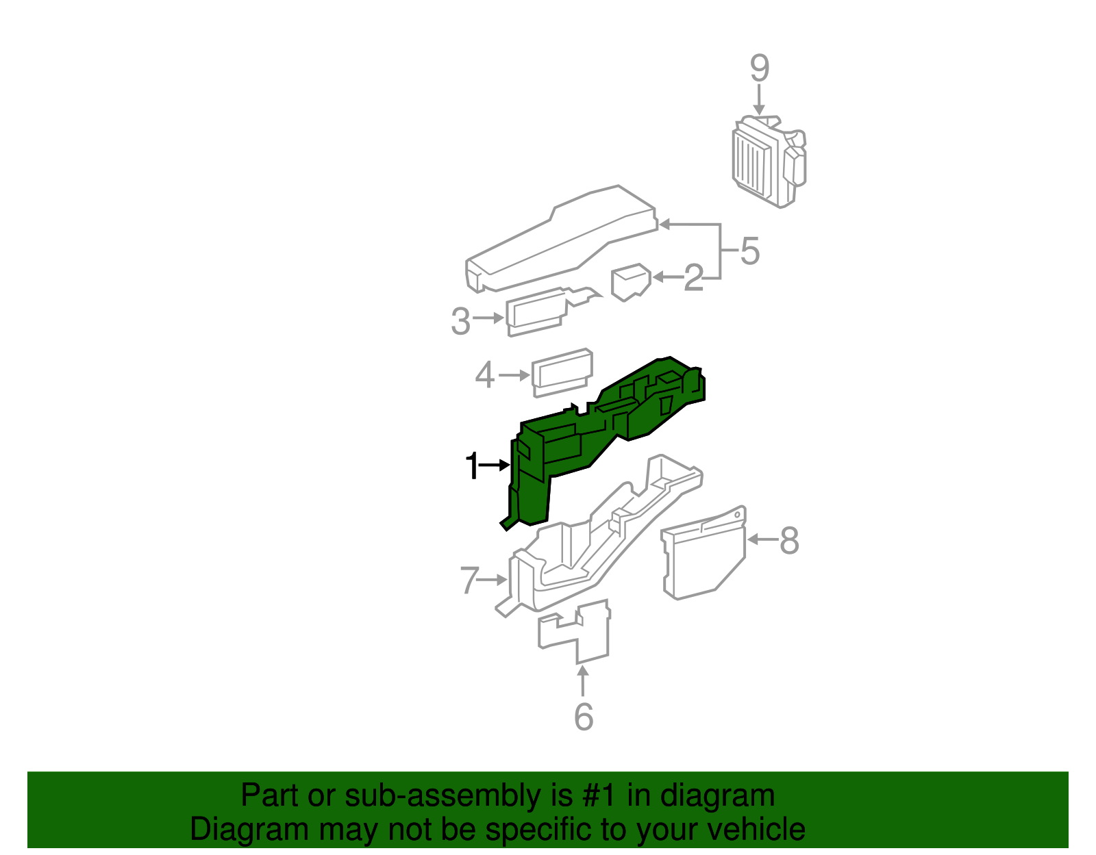 Genuine Toyota Fuse Box part# 82741-07031 for 2005-2010 Toyota Avalon ...
