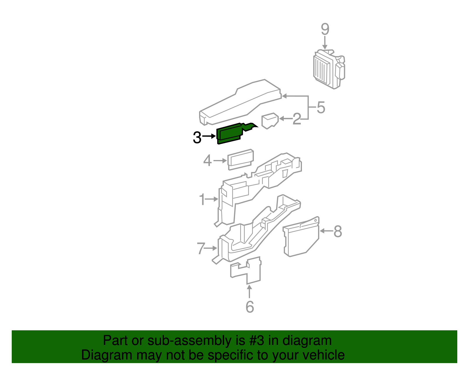 2006-2012 Toyota Avalon Relay Box 82620-07080 | Toyota Parts Center