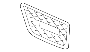 204-885-10-74 - Fog Light Surrounds, Chrome, Factory 2010-2013 Mercedes ...