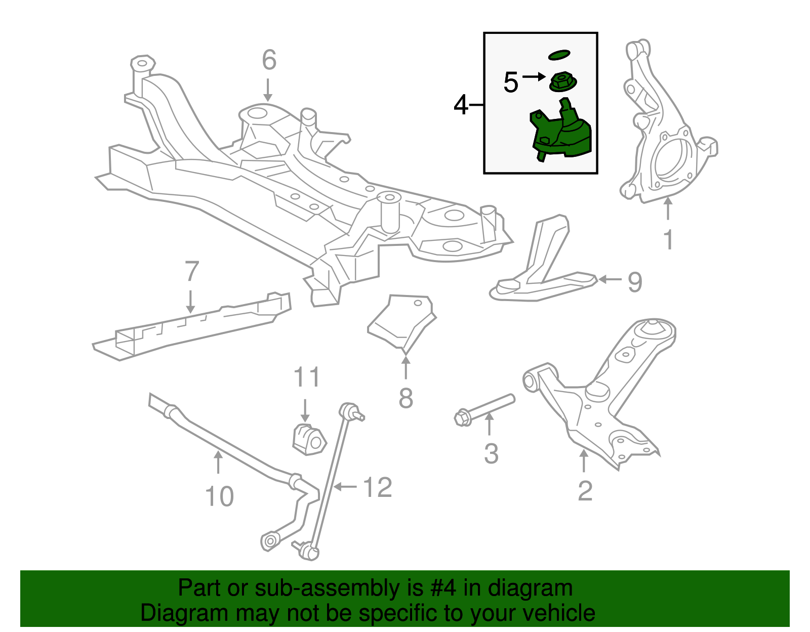 43330-09720 - Suspension Ball Joint (Left, Right, Front, Lower) 2006 ...