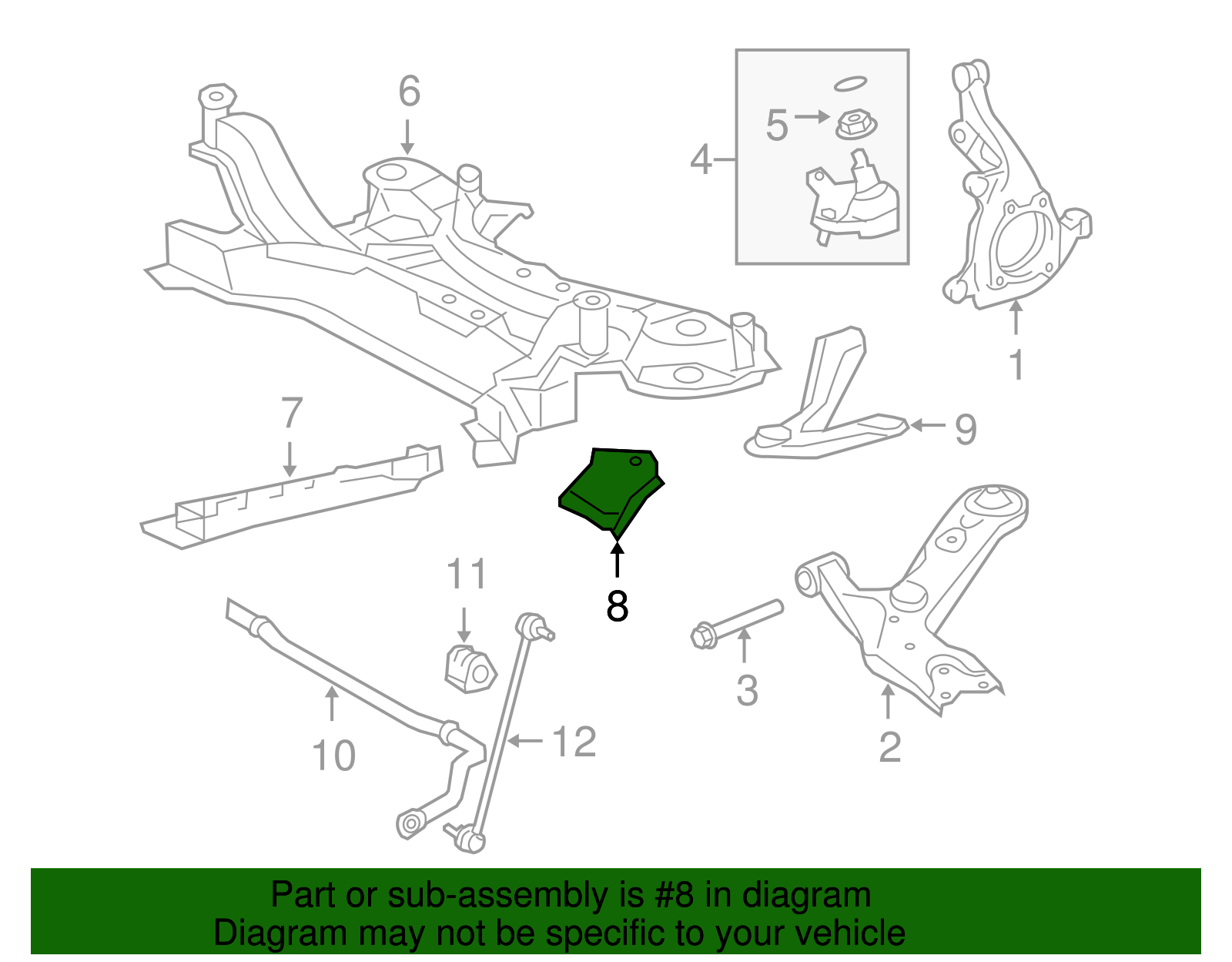 2006-2017 Toyota Support Brace 52256-0R010 | Toyota Parts Center