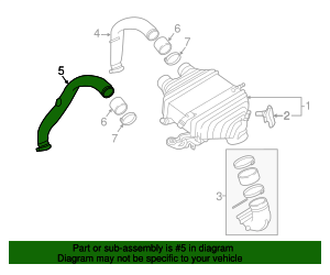 11617846245 - 2015-2020 BMW Air Duct (11-61-7-846-245) | BMW of South ...