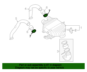 Genuine BMW 11-61-7-849-444 | Hose Clamp | FREE Shipping on Most Orders ...