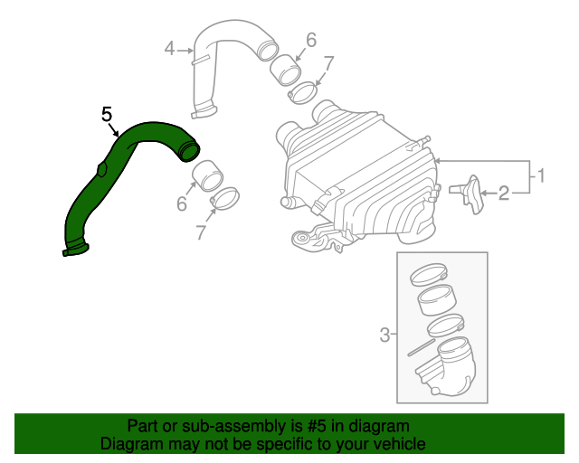 11617846245 - 2015-2020 BMW Air Duct (11-61-7-846-245) | BMW of South ...