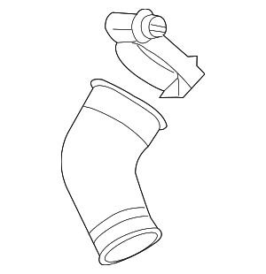 1K0-145-838-AG - Turbocharger Intercooler Pipe 2009-2018 Volkswagen ...